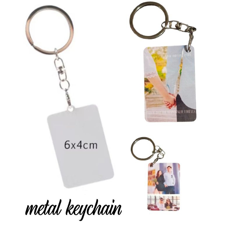Personalized Metal keychain (6x4cm) -Custom Photo and Name | Shopee ...