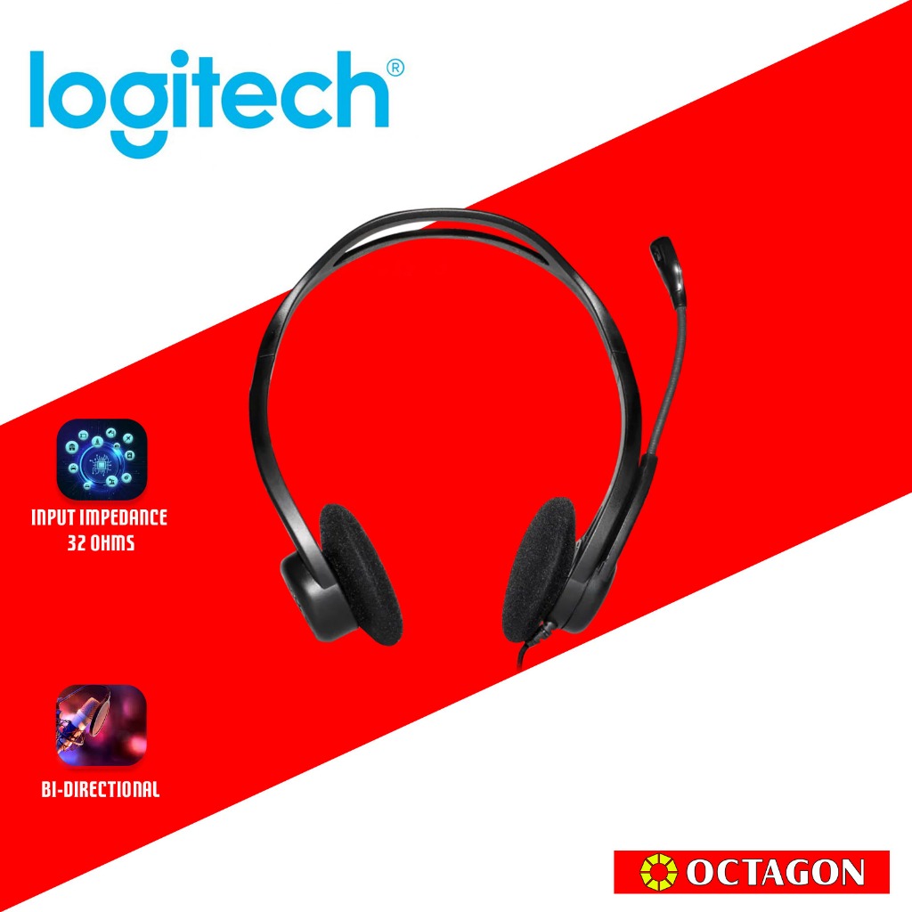 LOGITECH H370 USB COMPUTER HEADSET | Shopee Philippines
