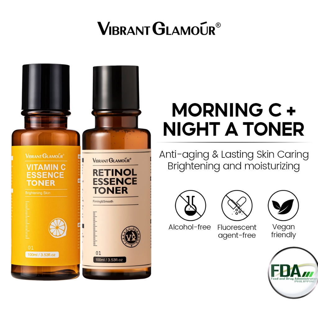 Vibrant Glamour Toner Set Retinol+VC Toner Anti-aging Whitening ...