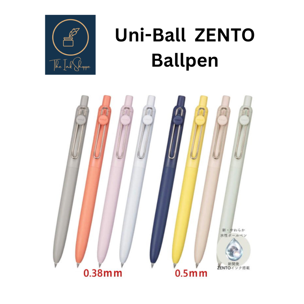 Uni-Ball ZENTO 0.38/0.5mm Ballpen | Shopee Philippines
