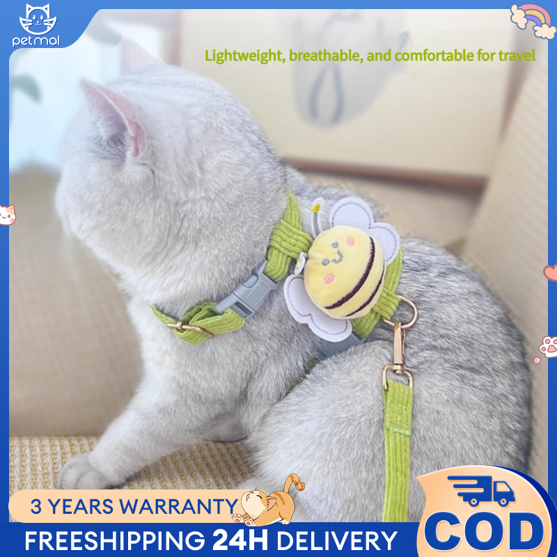 Cat leash, anti-breakaway, special for going out, chest harness, vest ...