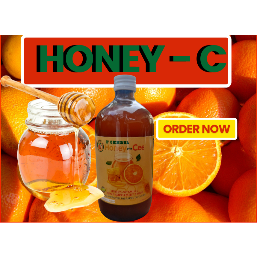 Honey-C D' Original Honey Plus Cee, Honey + Vitamin C Food Supplement ...