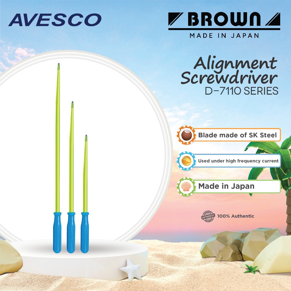 Brown Tools | Alignment Screw Driver | D-7110 | Precision | Tools ...