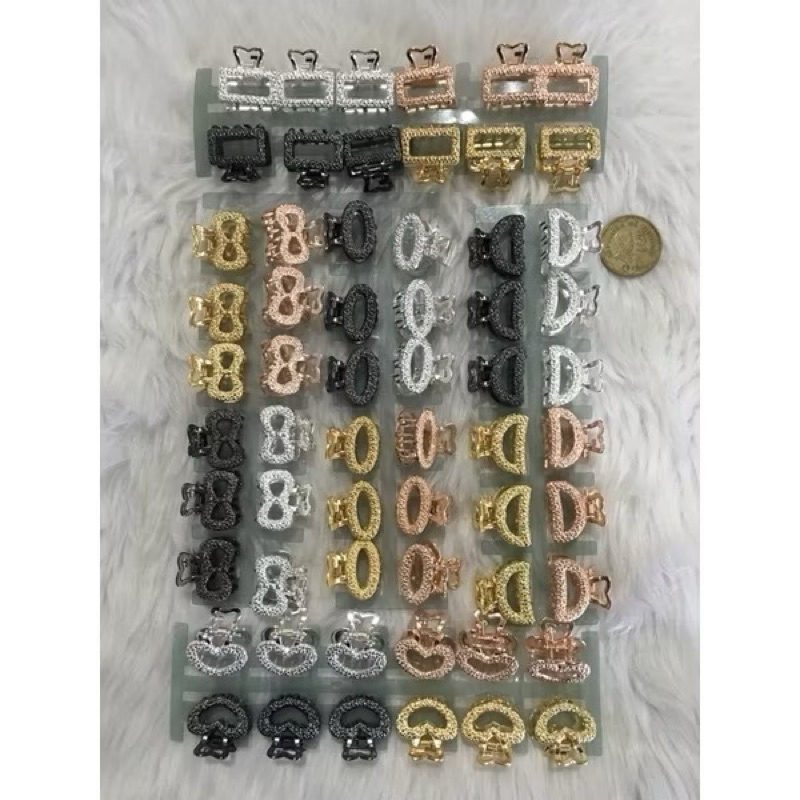 12pcs/set Small baby2.5cm Hair Claw Korean Hair Clip Hair Accessories ...