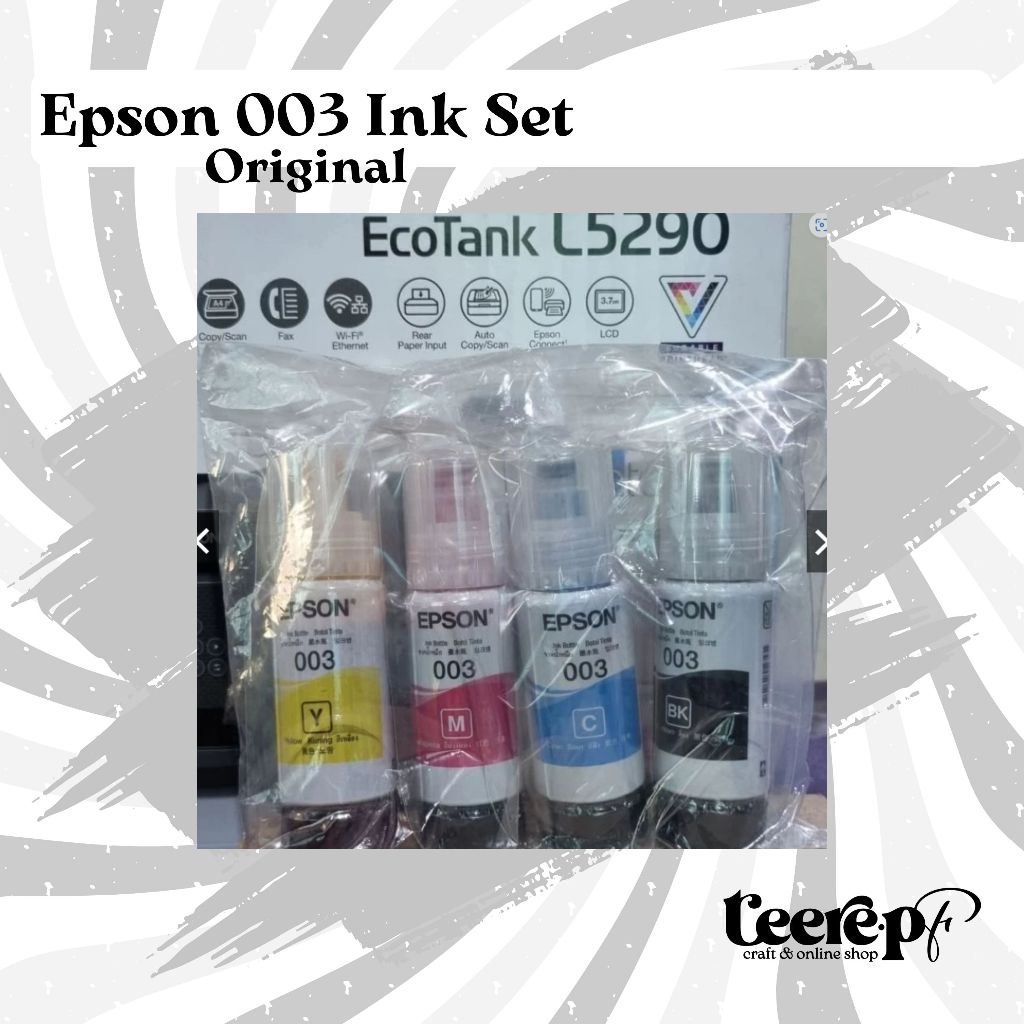 Original Epson 003 INK SET | Shopee Philippines