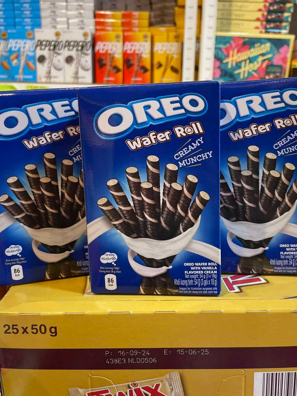 Oreo Wafer Roll (BUNDLE OF 3) Vanilla / Chocolate | Shopee Philippines