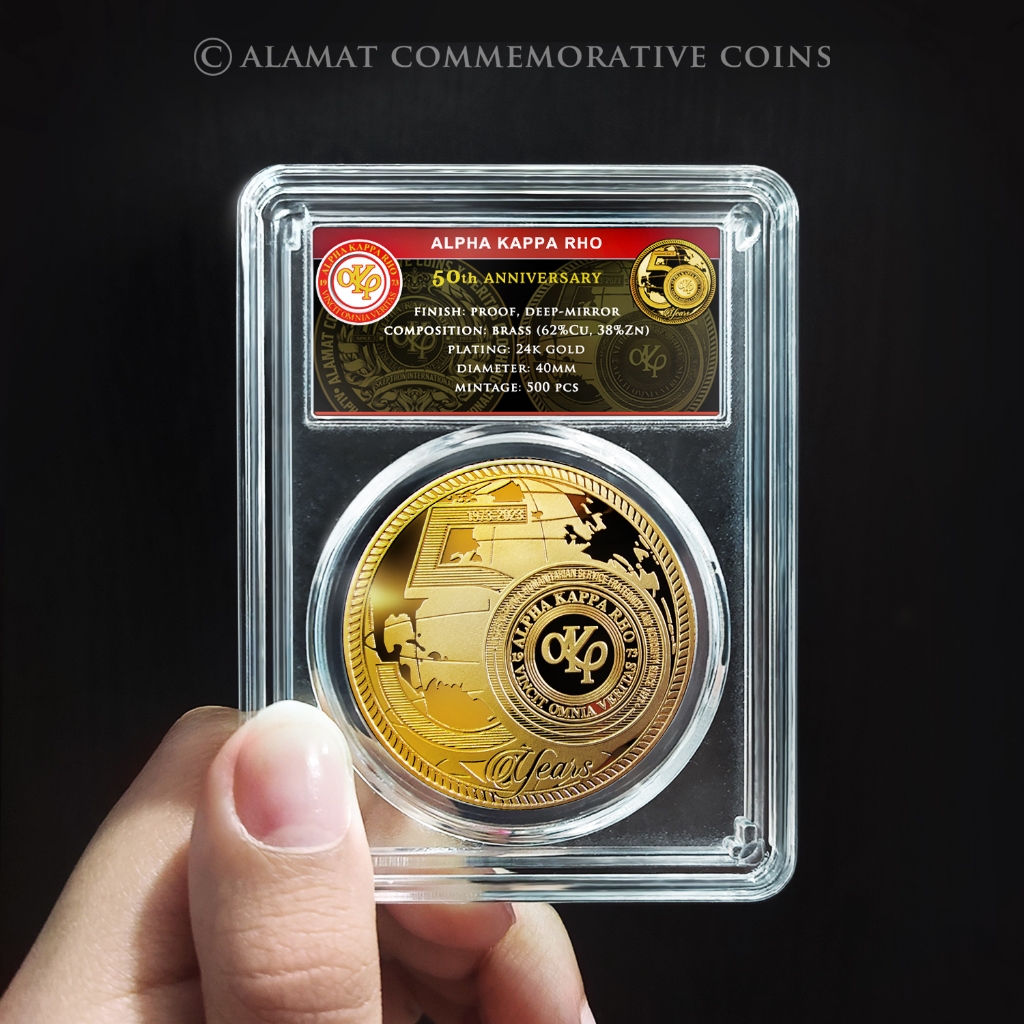 Alpha Kappa Rho 50th Anniv. Commemorative Medal Ver. 2 | Shopee Philippines