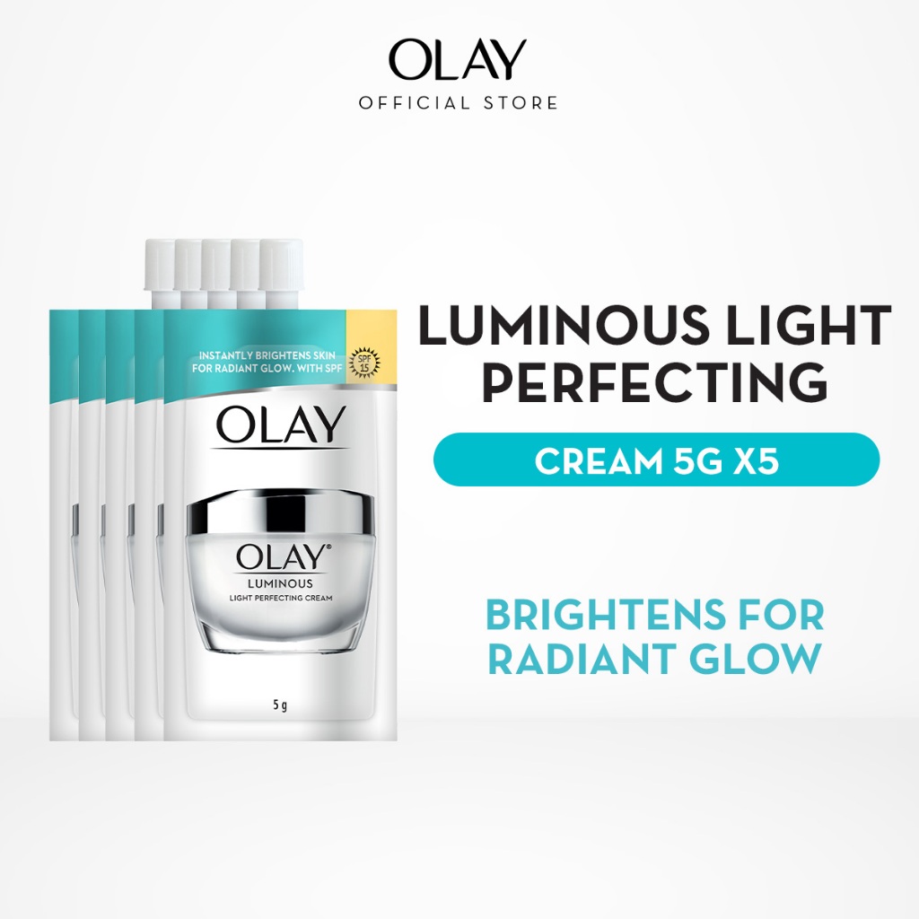 [Bundle of 5] Olay Luminous Light Perfecting Day Cream Skincare 5g ...