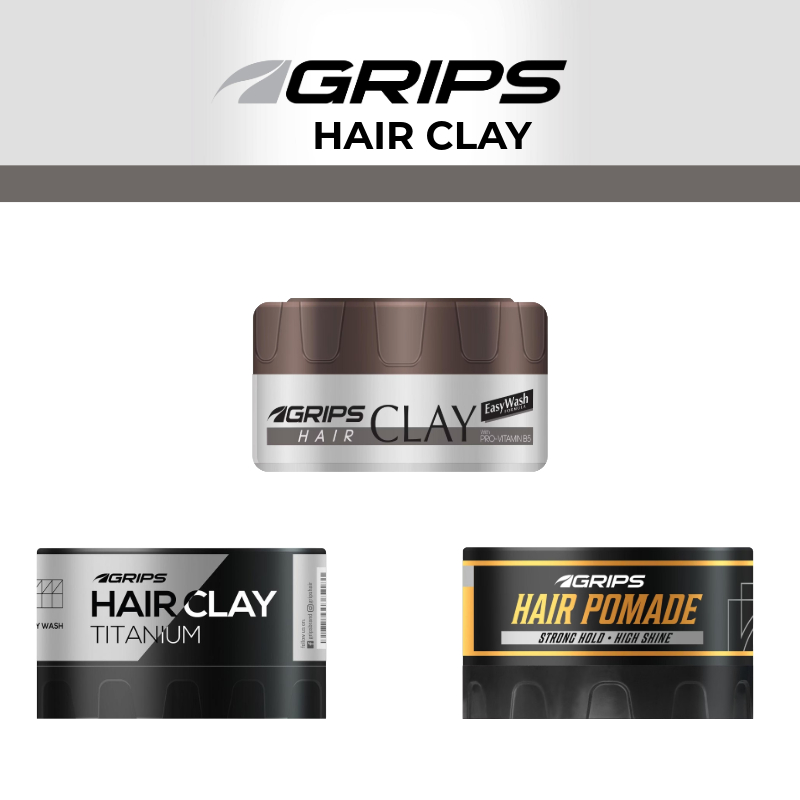 Grips Hair Clay titanium pomade 75g | Shopee Philippines