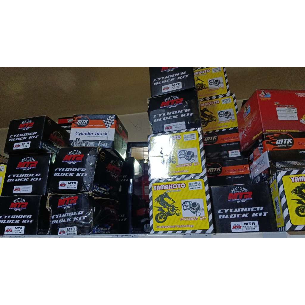 CYLINDER BLOCK WAVE125/XRM125. 57 MM MTR & YAMAKOTO JAPAN QUALITY ...