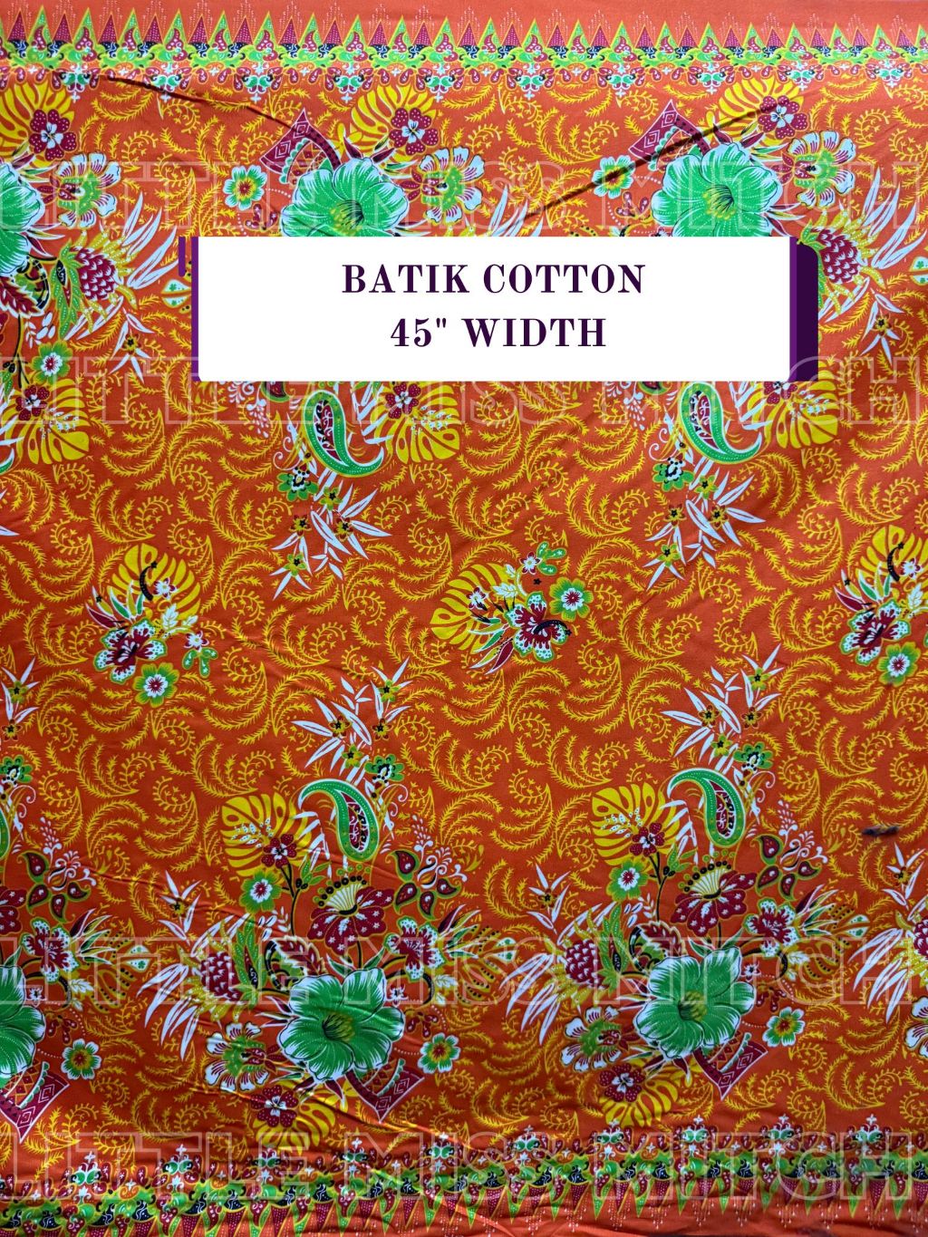 Little Miss Mitch BATIK Cloth Asean, Ethnic inspired print 45' Width ...