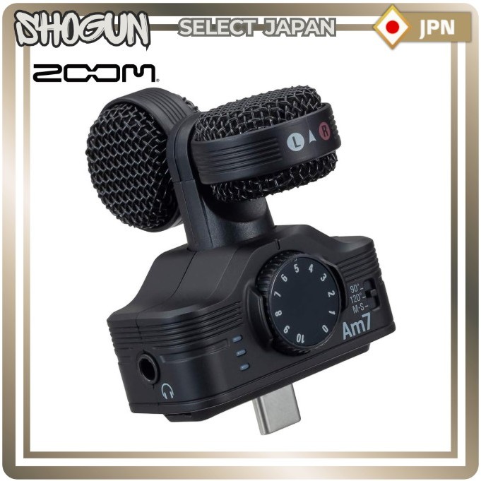 ZOOM Am7 Android Microphone External Microphone for Android MS Stereo ...
