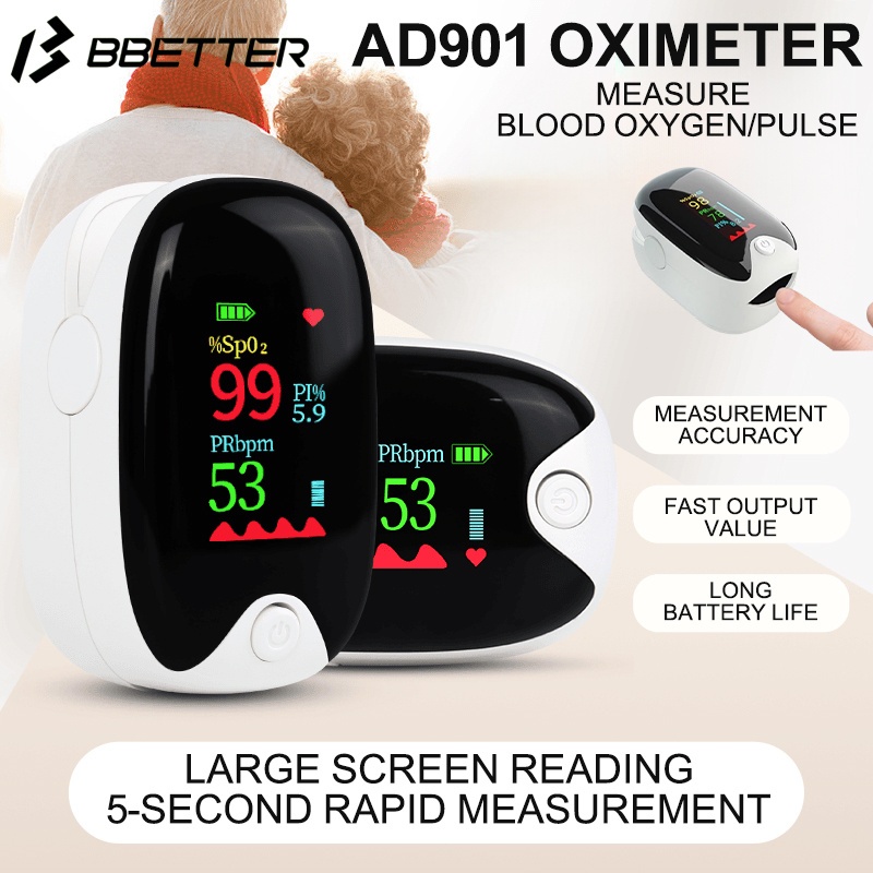 Rechargeable Pulse Oximeter Omron Blood Oxygen Saturation Monitor&Pulse ...