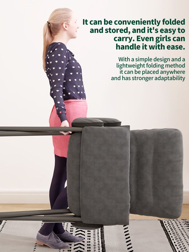 Folding Household Recliner,Portable Outdoor Chair, With Adjustable Angles A stool is Given As a ...