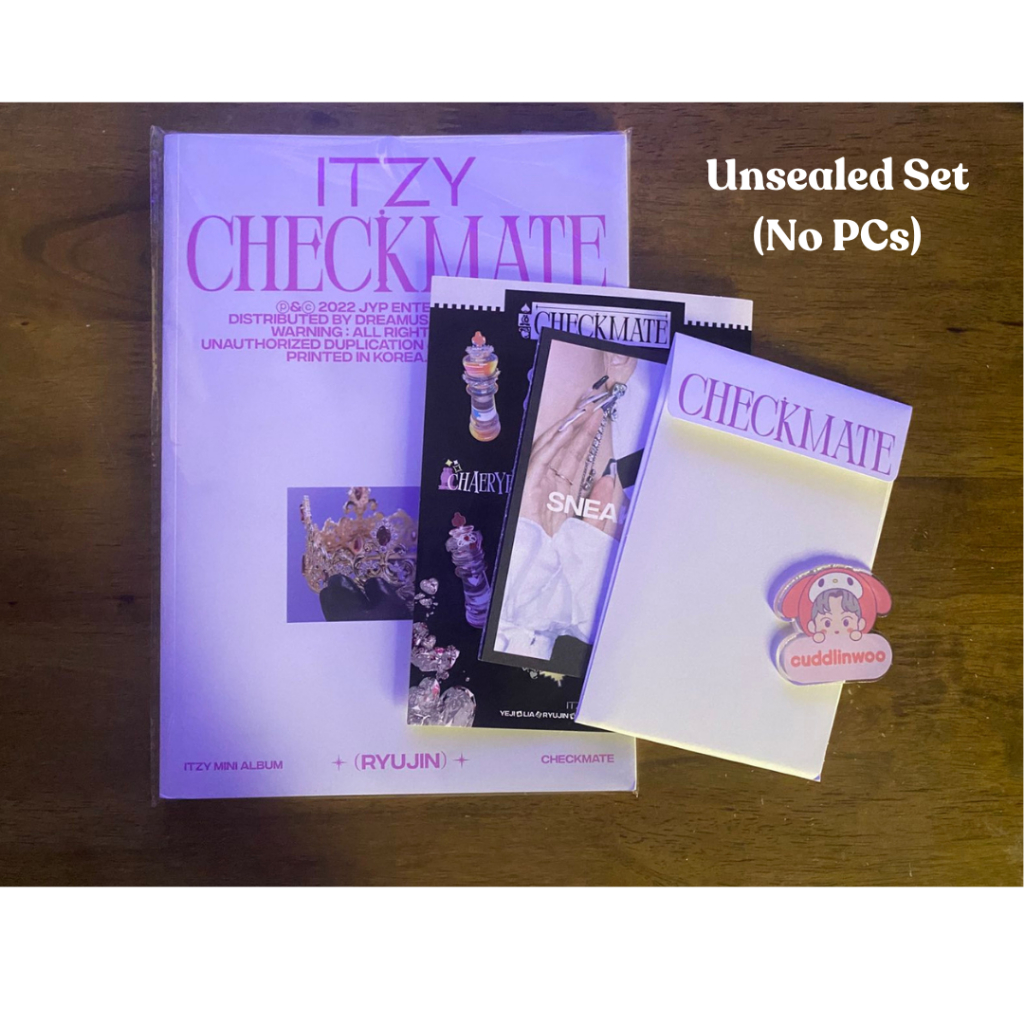 [UNSEALED] ITZY - CHECKMATE ALBUM RYUJIN VER / LIA YEJI YUNA CHAERYEONG ...