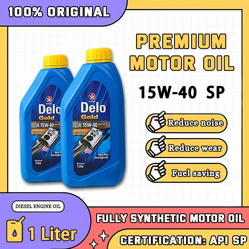 Delo Gold Diesel Engine Oil 15W-40 for Multigrade Heavy Duty Car and Motorcycle | Shopee Philippines