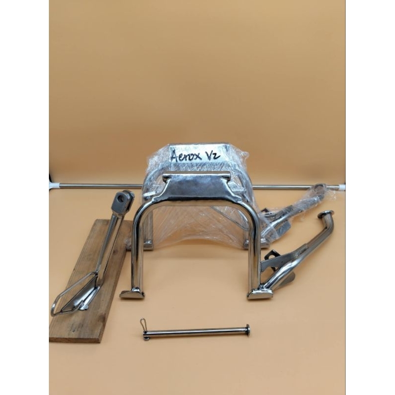 Center stand side stand w/Ehe Yamaha Aerox v2 "304 Pure Stainless ...