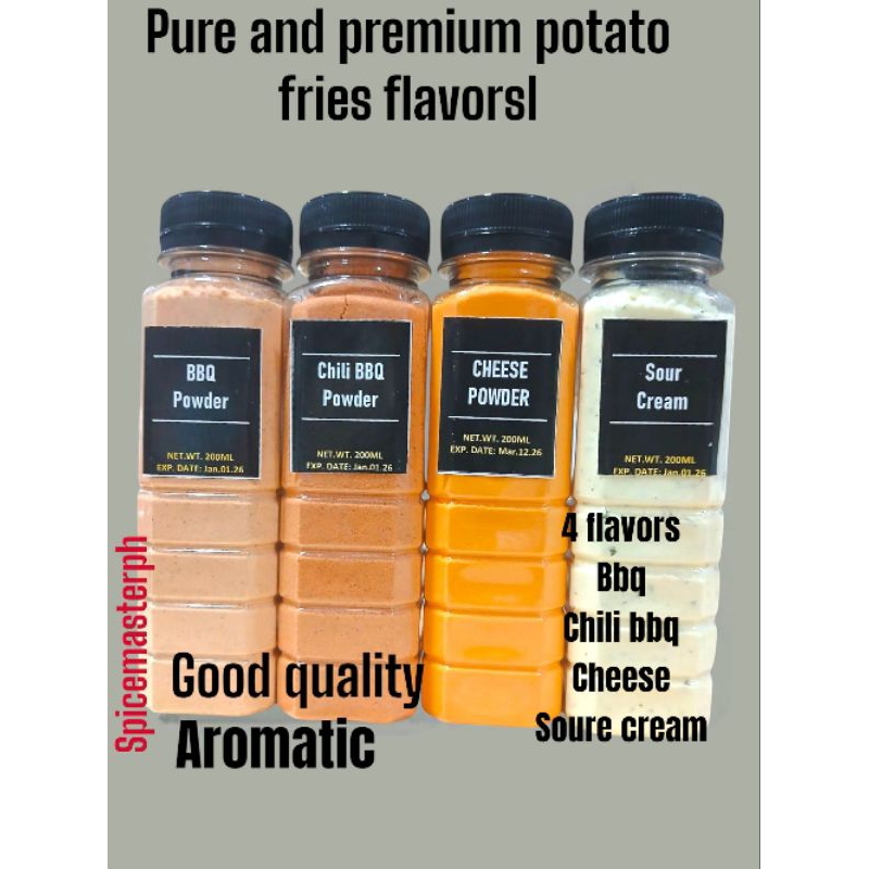 cheese powder and potato french fries flavorings | Shopee Philippines