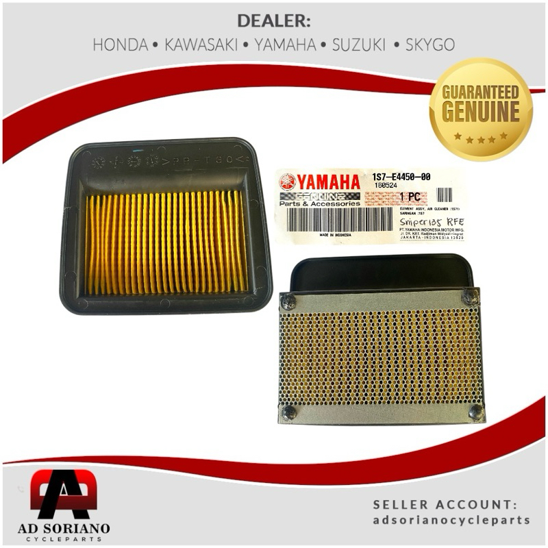 YAMAHA SNIPER135 150 155 AIR FILTER ELEMENT ORIGINAL | Shopee Philippines