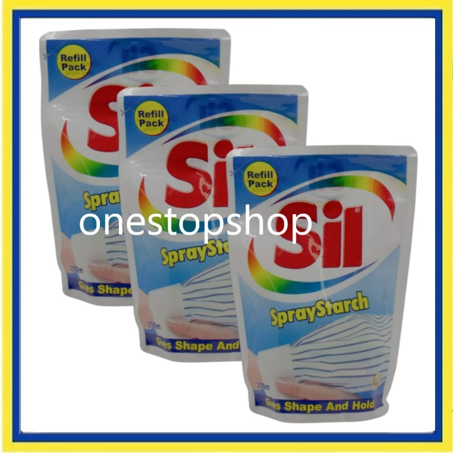 Sil Ironing Aid Spray Starch with Sprayer 500mL or 250mL Refill ...