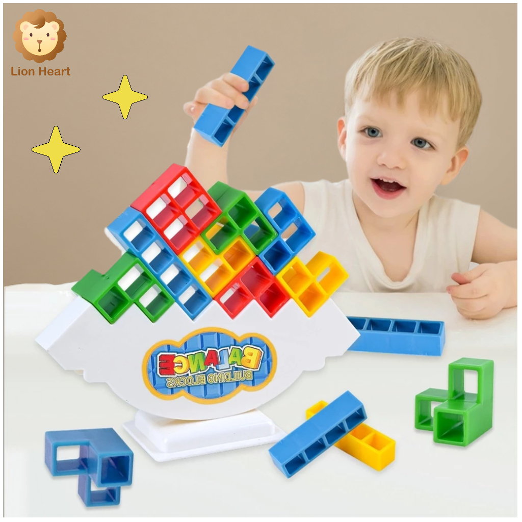 Tetris Toy Tetra Tower Balance Stacking Blocks Toys for Kids Family ...
