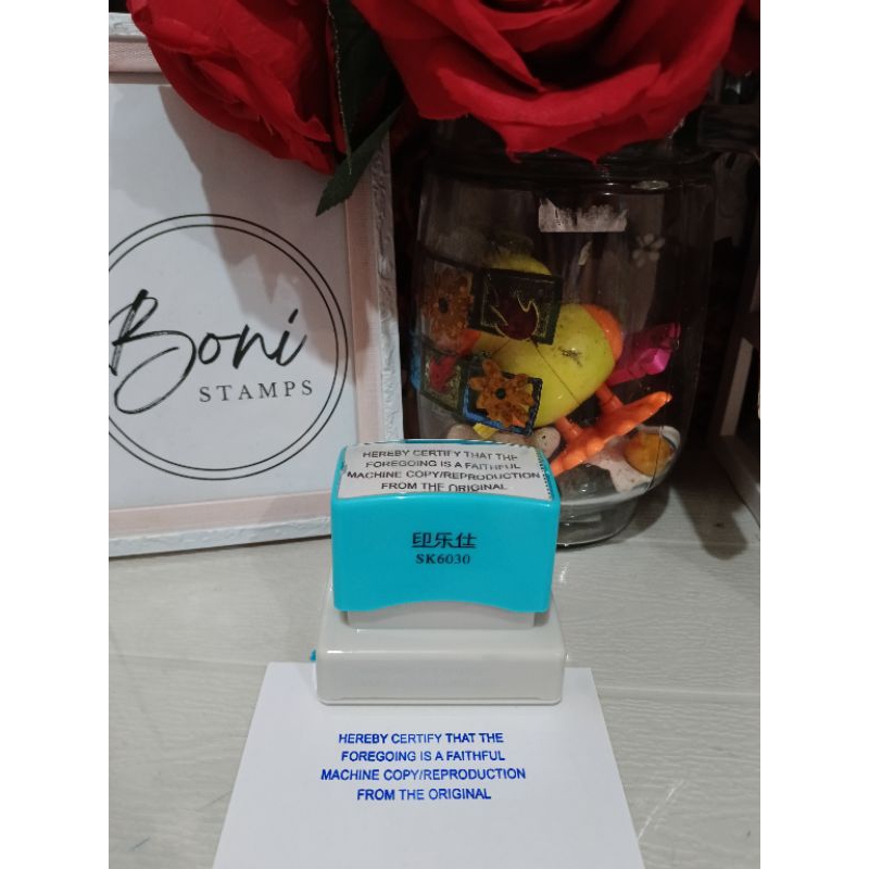 Machine Copy/ Reproduction from the Original Stamp | Shopee Philippines