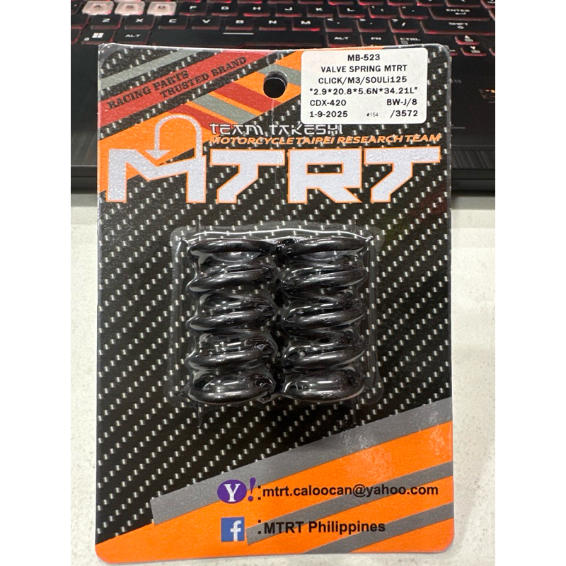 MTRT VALVE SPRING for CLICK125/CLICK150 MIOI125 | Shopee Philippines