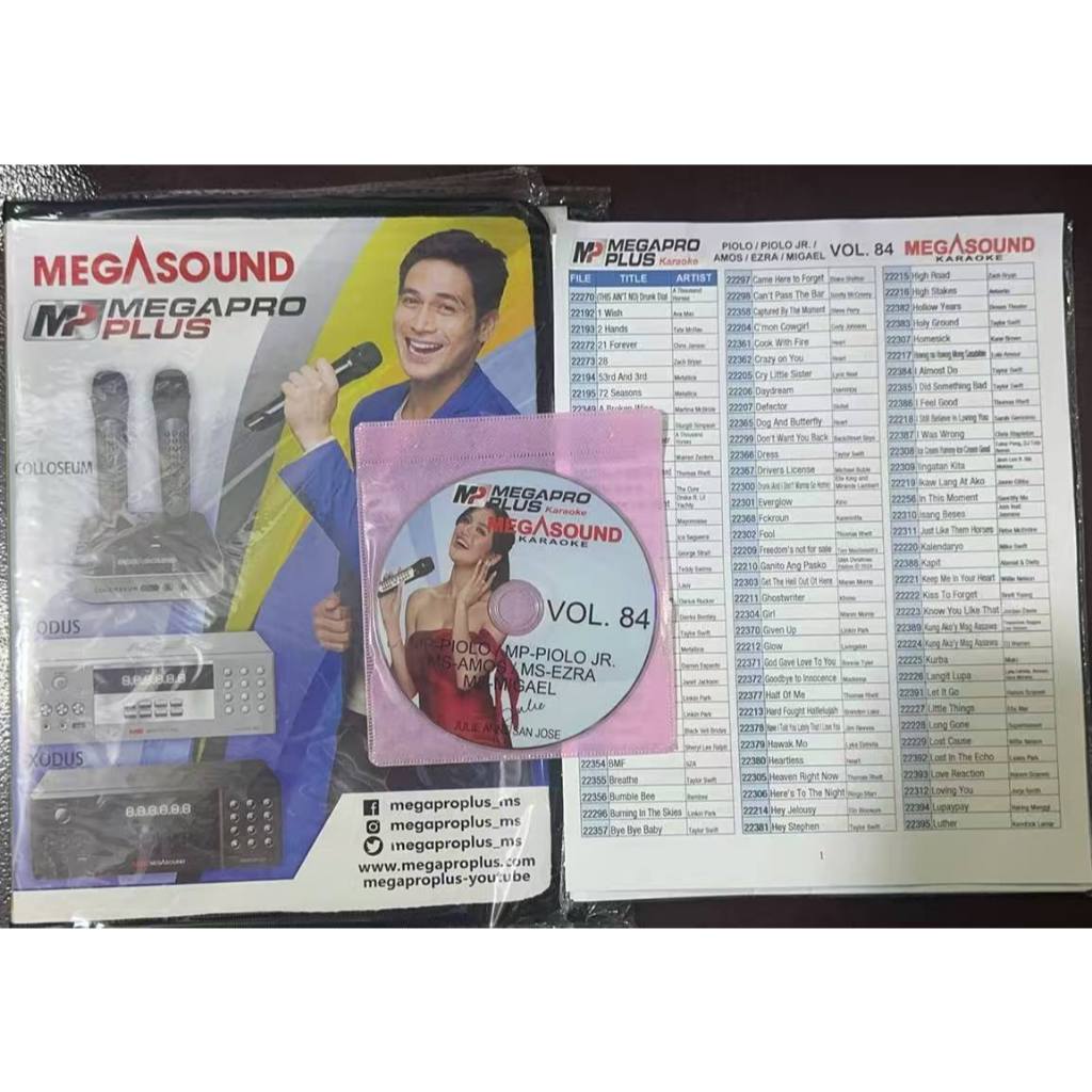 Megapro Plus Update Songbook With CD For MP-100NS Piolo/MP-100 PIOJR/MS-AMOS/MS-EZRA/MS-MIGAEL ...