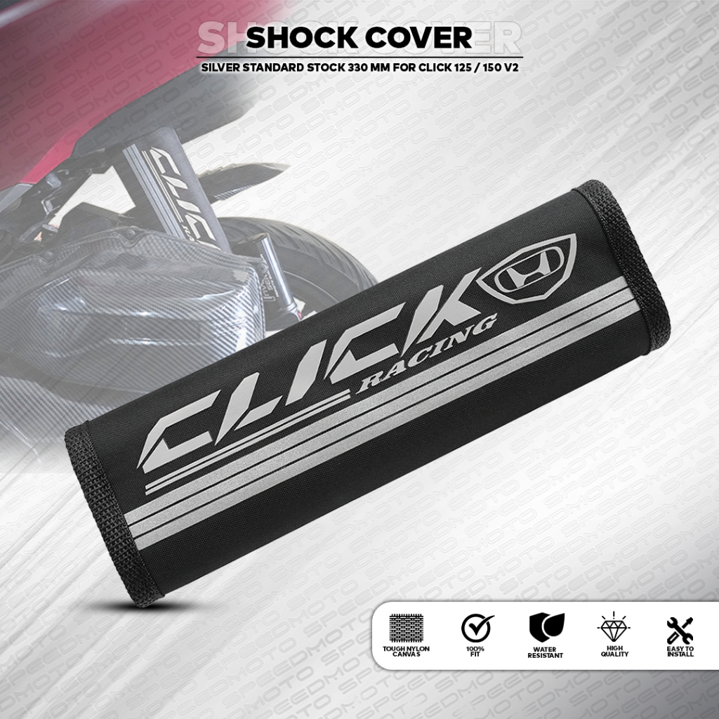 MOKOTO HONDA CLICK V2 WASHABLE SHOCK COVER RUBBERIZED SHOCK MUD GUARD ...