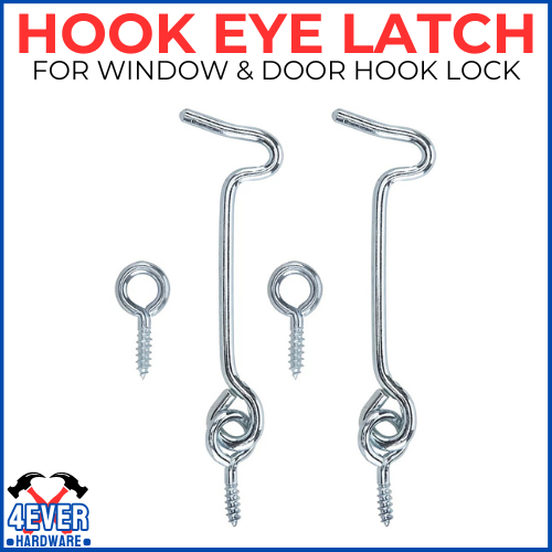 Door/Window Hook with Eye for Cabinet 4EVER HARDWARE | Shopee Philippines