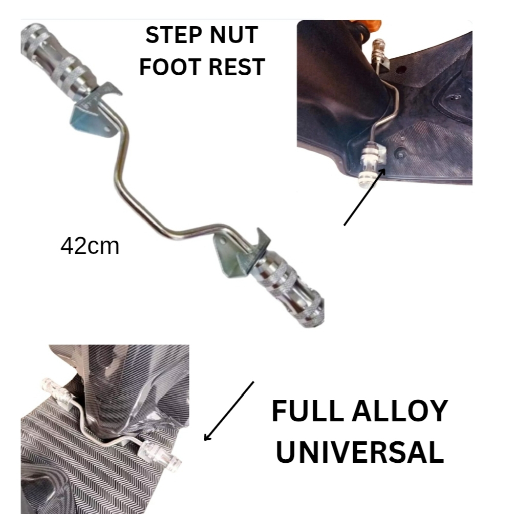 Yamaha Mio i 125 Motorcycle Silver Stepnut Front Foot Rest Universal ...