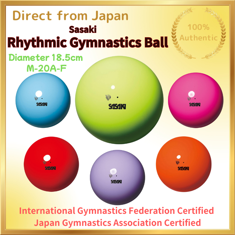 SASAKI Rhythmic Gymnastics Gymstar Ball, 18.5cm, FIG and JGA Certified ...