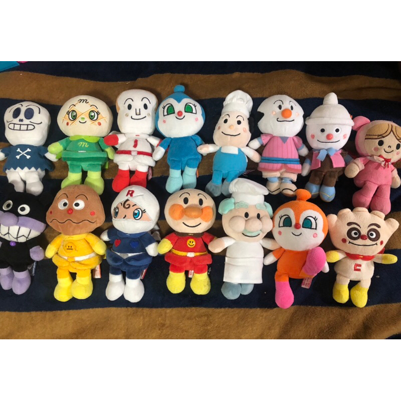 Anpanman And friends Mini Plush Toys Set | Shopee Philippines