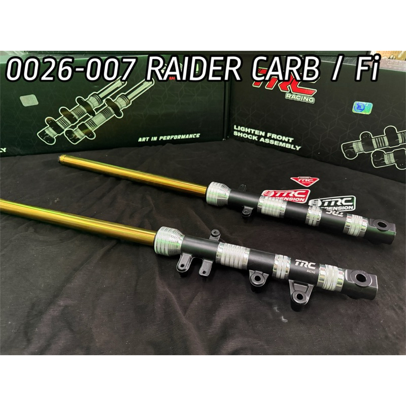TRC FRONT SHOCK ASSY LIGHTEN RAIDER CARB / Fi ADJUSTABLE | Shopee ...