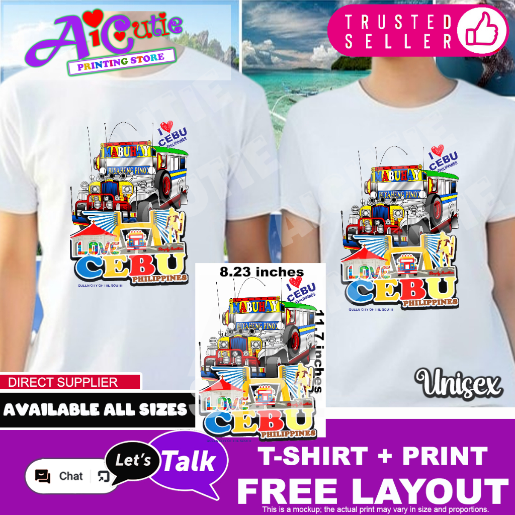 I LOVE CEBU AND PROUD CEBUANO T-SHIRT DESIGN - BEST FOR GIFTS AND ...