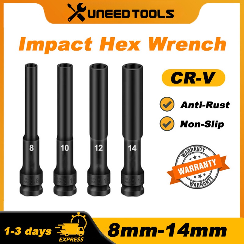 1/2"Hex Impact Wrench Socket Set Impact Drive Extension Socket Set ...