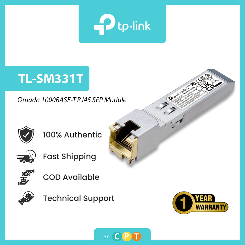 TP-Link TL-SM331T 1000BASE-T RJ45 SFP Module | Shopee Philippines
