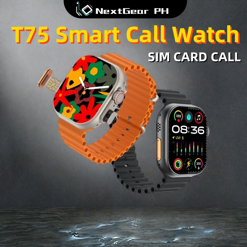 2025 New SIM Watch T75 Ultra Portable with High Definition 2.09 inch ...