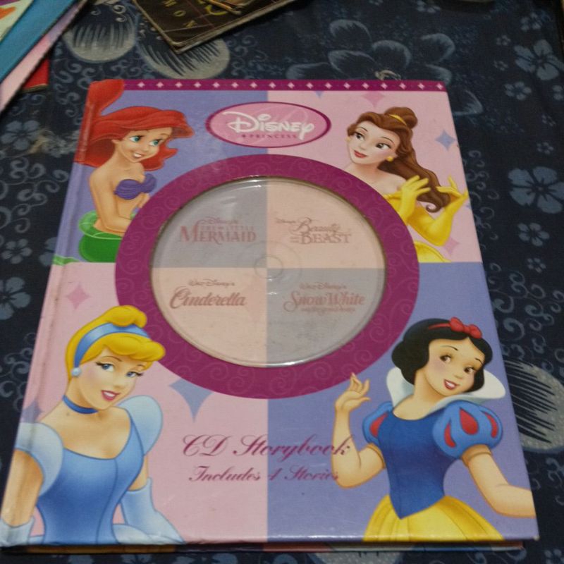 Disney Princess CD Storybook ( hardcover ) | Shopee Philippines