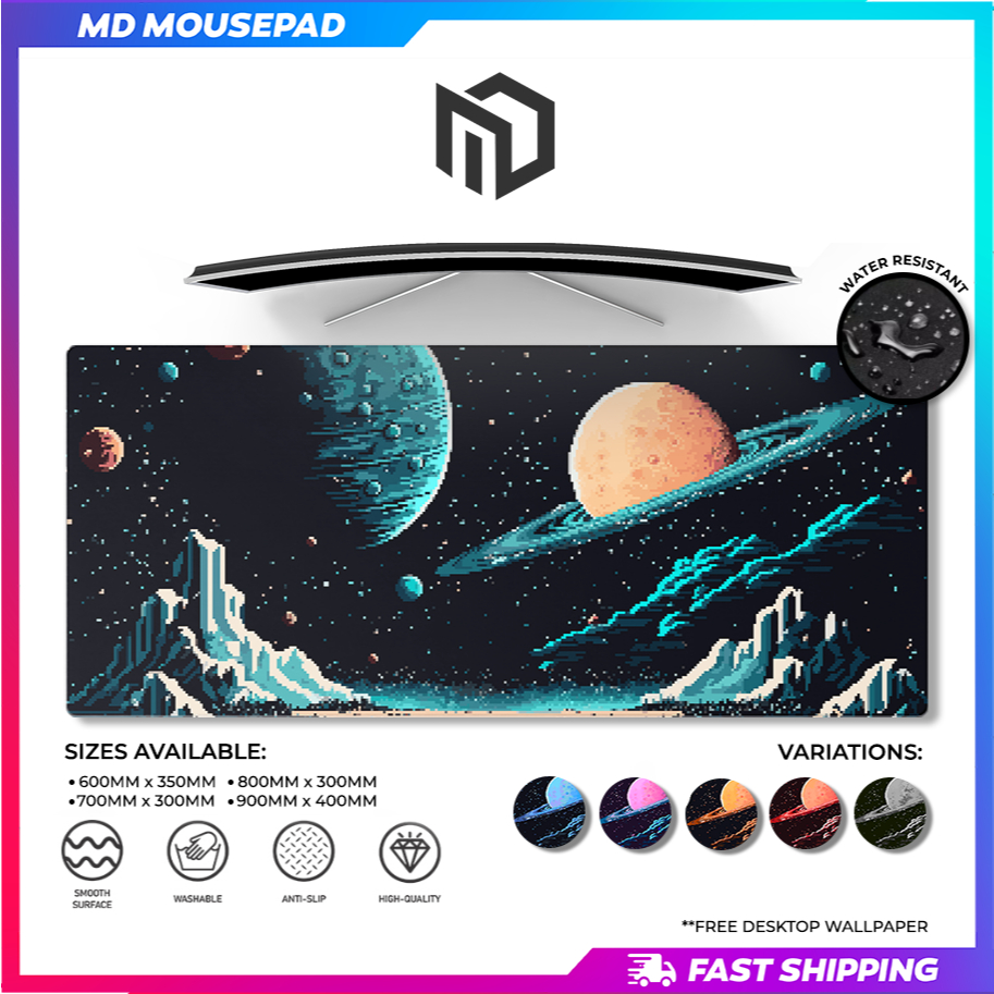 MD Mousepad | Space Bit | Extended Large Gaming Mouse pad | Shopee ...