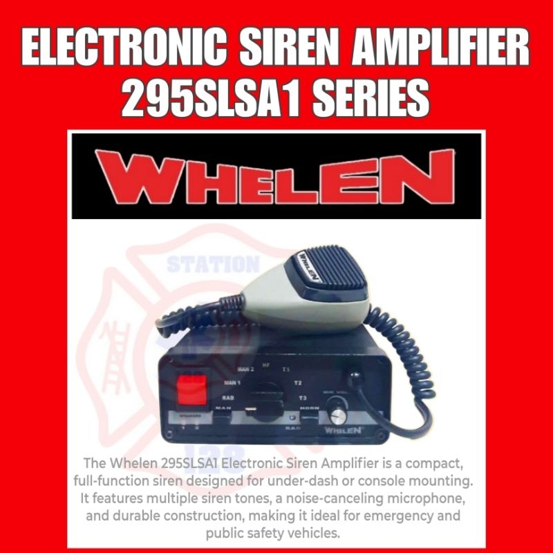 Electronic Siren Amplifier 295SLSA1 Series Whelen | Shopee Philippines