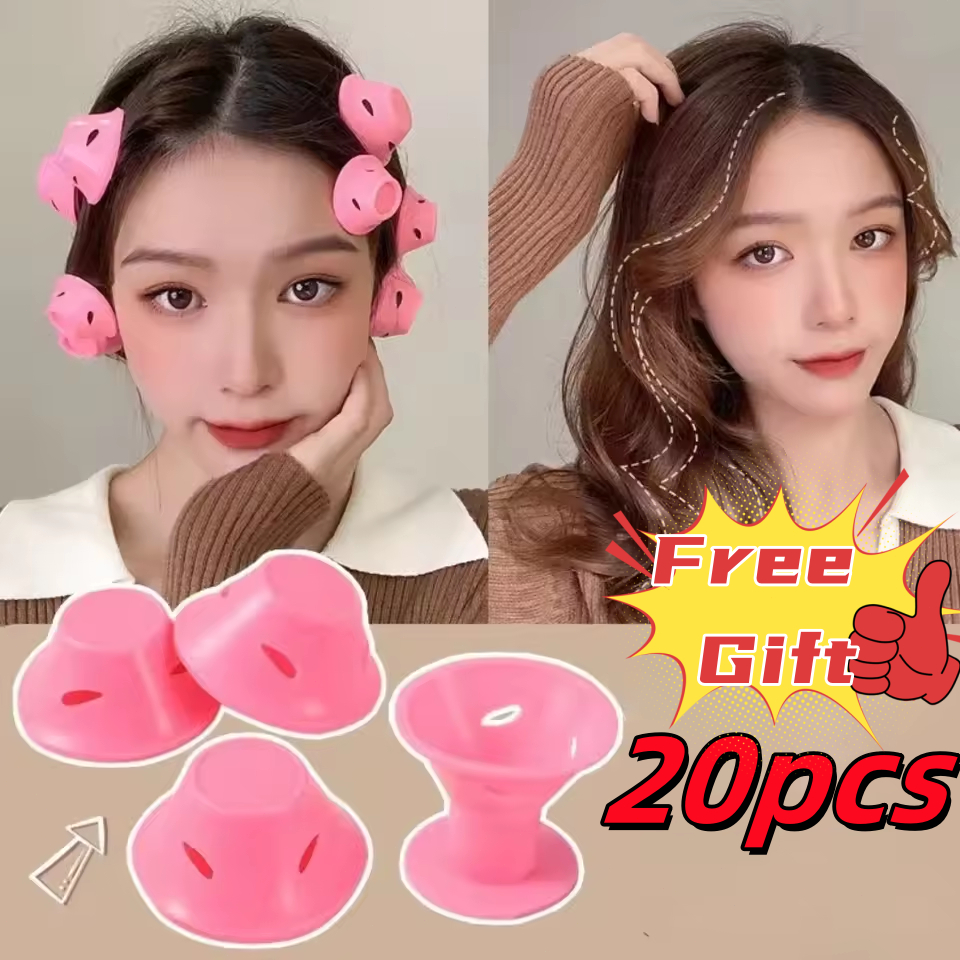 20PCS Mushroom bell curler sleeping curl Perm free curl artifact ...