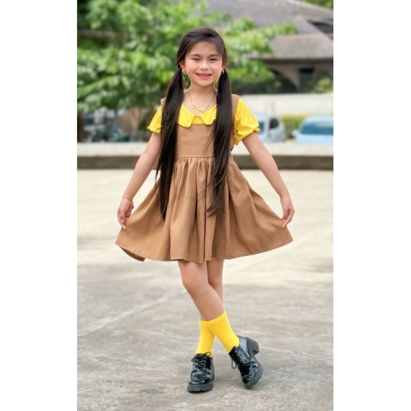 Little Vella Squid Game Inspired Doll Dress ( 4-11 Years Old) | Shopee ...