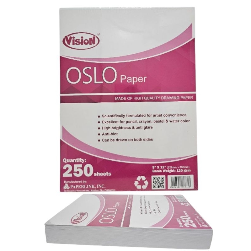 Vision Oslo Paper 250 Sheets | Shopee Philippines