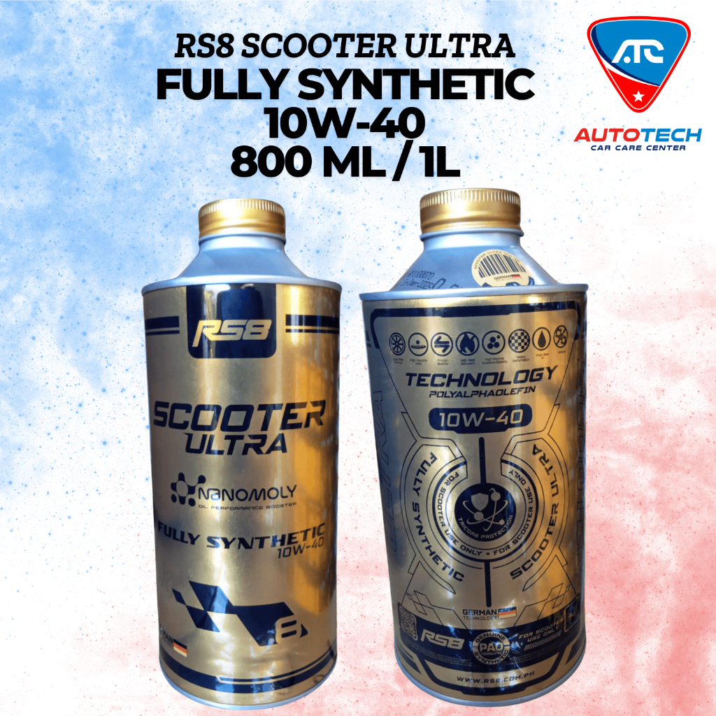 RS8 SCOOTER ULTRA 10W-40 FULLY SYNTHETIC | Shopee Philippines