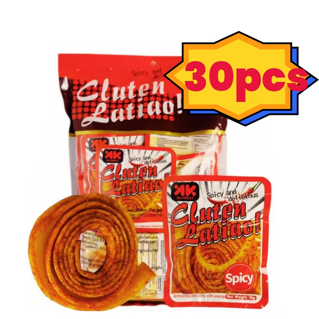 18g*30pcs Roll Gluten Latiao Spicy And Delicious A Fiery Taste ...