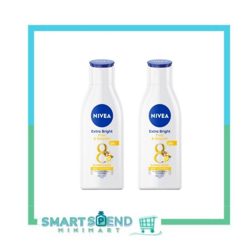 Nivea Body Extra Bright Firm & Smooth Lotion 125ml (Buy1 Get1) | Shopee ...