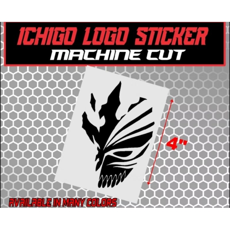 ichigo logo 4inches machine cut diecut original sticker | Shopee ...
