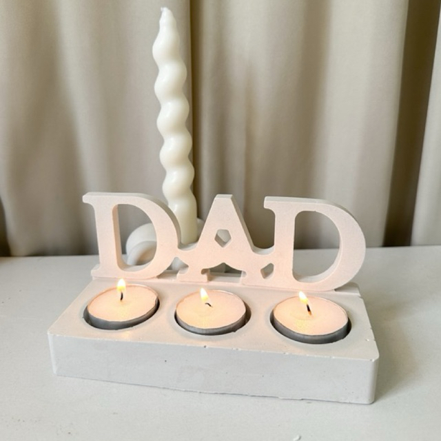 DAD 3 slot candle holder | Shopee Philippines