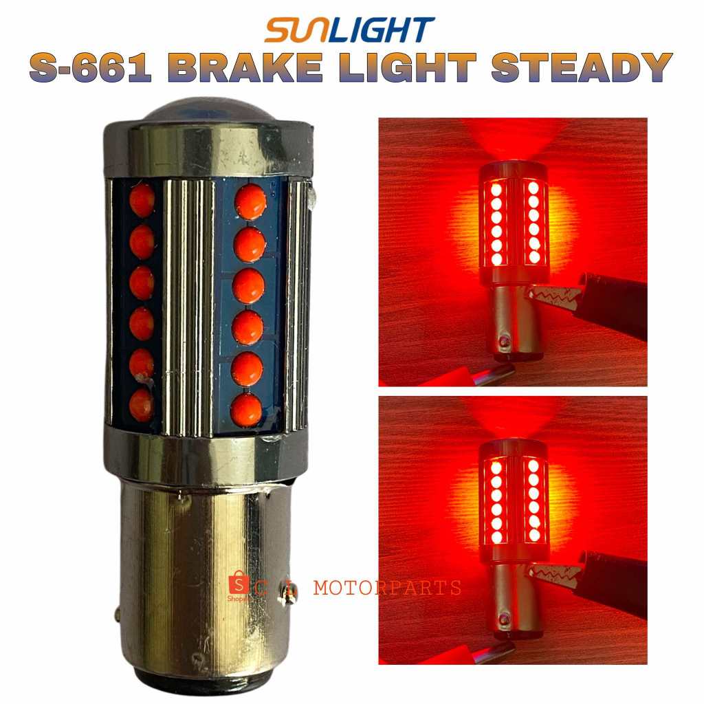S-661 BRAKELIGHT STEADY (RED) | Shopee Philippines